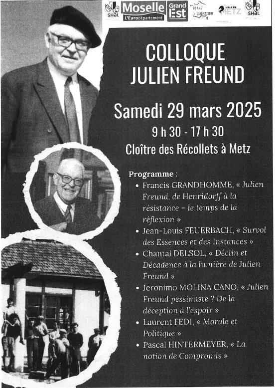 29 mars 2025 : Colloque Julien Freund à Metz - Die Furbacher